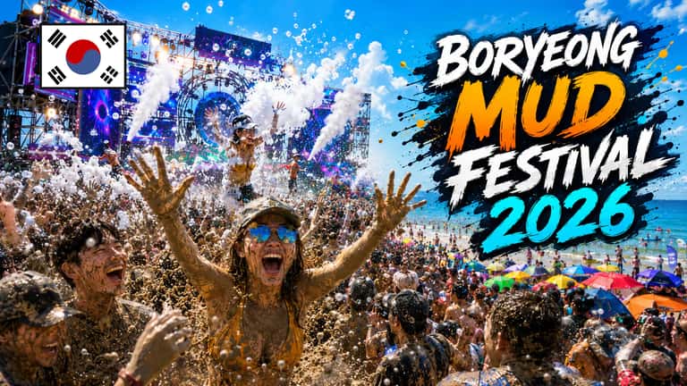Boryeong Mud Festival 2026 — Daecheon Beach Turns Into One Giant Mud ...
